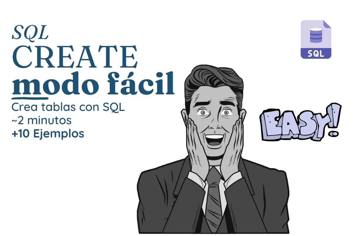 Como crear tablas en SQL | SQL CREATE fácil y rápido